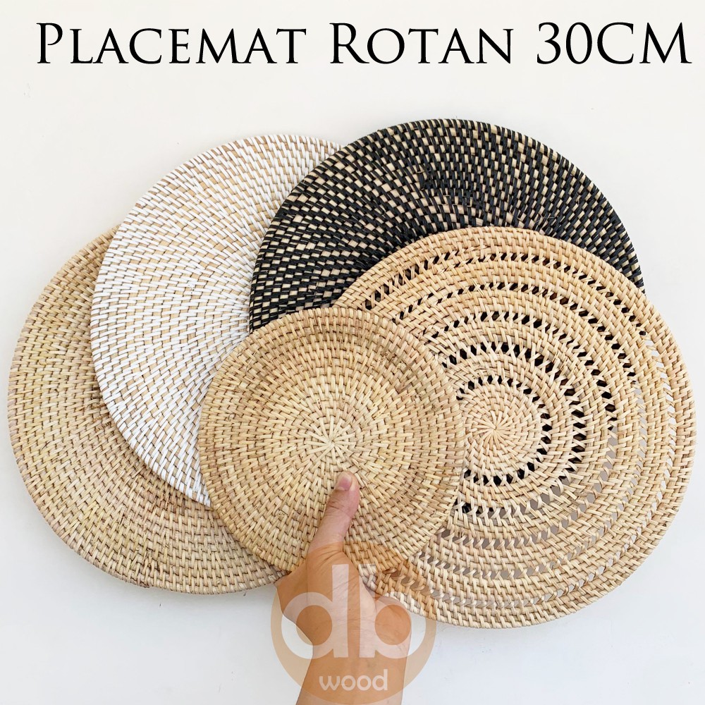 Jual Alas Piring Rotan | Tatakan Piring Rotan | Placemat Rotan | Shopee ...