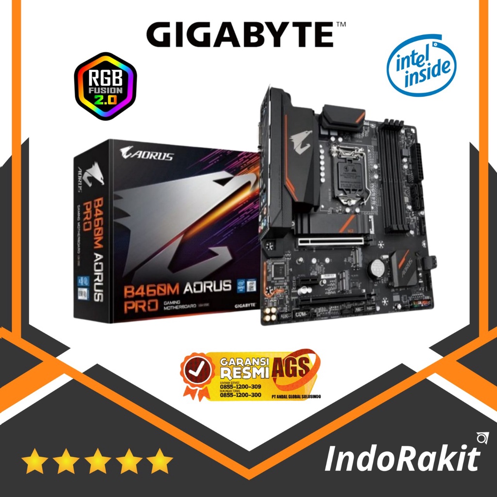 Jual Gigabyte Motherboard B460M Aorus Pro Micro ATX LGA1200 4 x DDR4 ...