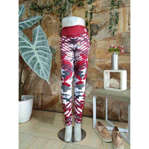 Jual leging senam leging leging aerobic leging merah putih | Shopee ...