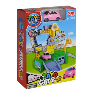 Jual Original Tayo The Little Bus Tayo City Recycle Center Playset ...