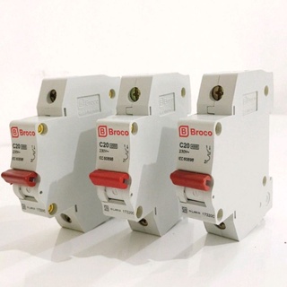 Jual BROCO MCB 1 FASE 2A,4A,6A,10A,16A,20A,25A|SAKLAR,SAKELAR PENGAMAN LISTRIK OTOMATIS ...