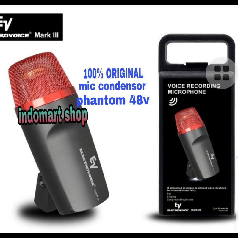 Jual Mic Condensor Studio Electro Voice Mark III EV ( ORIGINAL ... Jual Mic Condensor Studio Electro Voice Mark III EV ( ORIGINAL ...