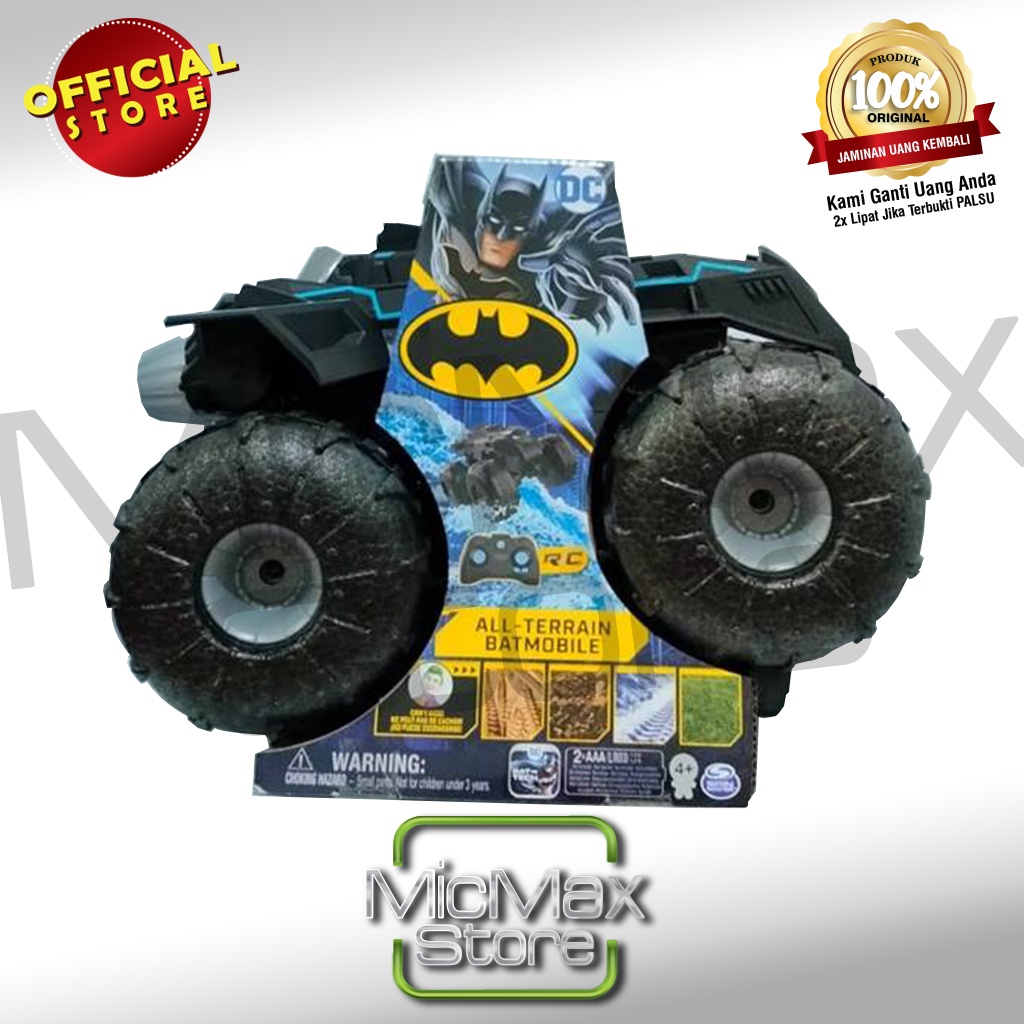 Jual DC Comics Batman All-Terrain RC Batmobile Spin Master 1:15 Not ...