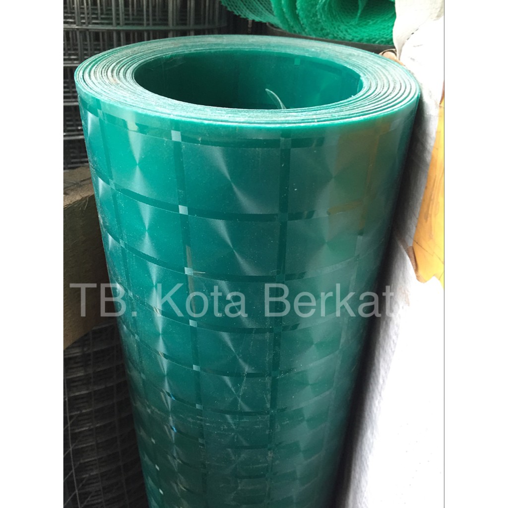 Jual PLASTIK PAGAR/ TUTUP PAGAR METERAN / FIBER PLAT RATA | Shopee ...