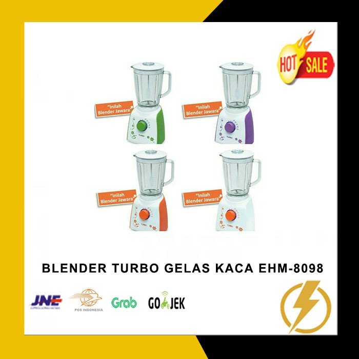 Jual BLENDER TURBO KACA EHM 8098 (BY PHILIPS) | Shopee Indonesia