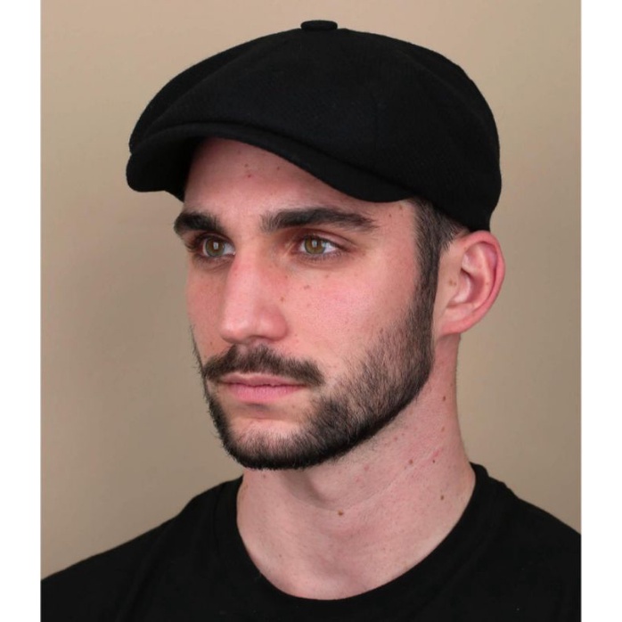 Jual Topi Baret Topi Newsboy Cap Pria Topi Apolo Pria / Newsboy Dewasa ...