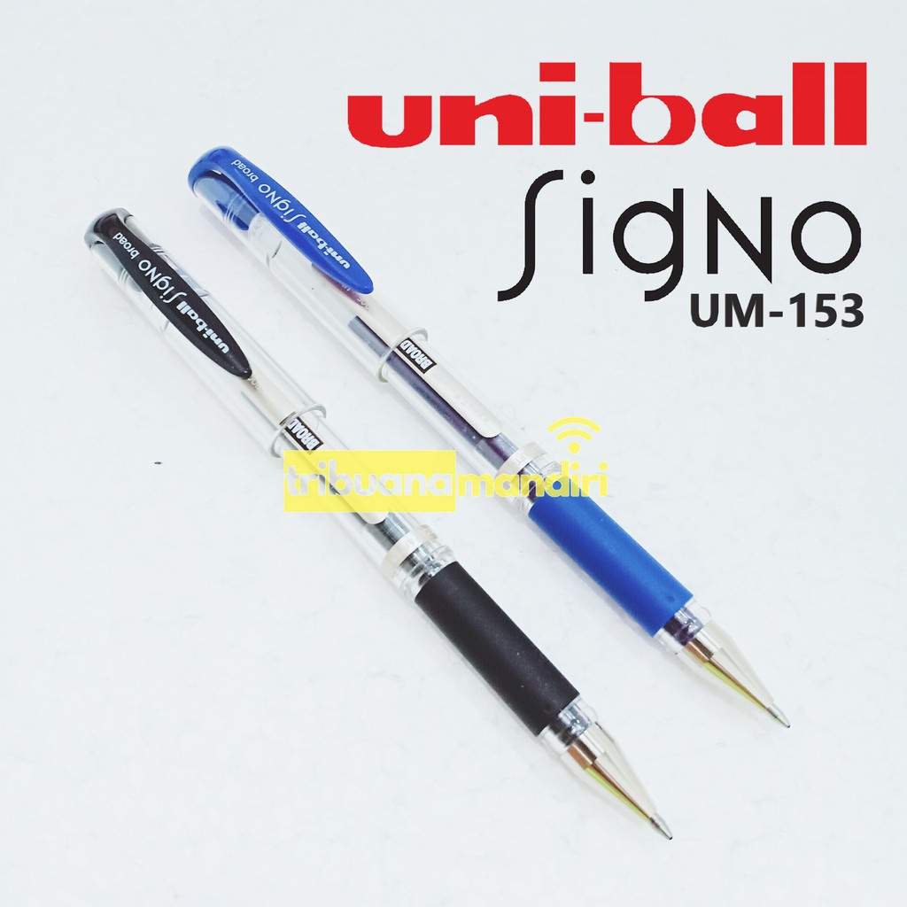 Pulpen Uni-ball Signo Broad UM-153 | Shopee Indonesia
