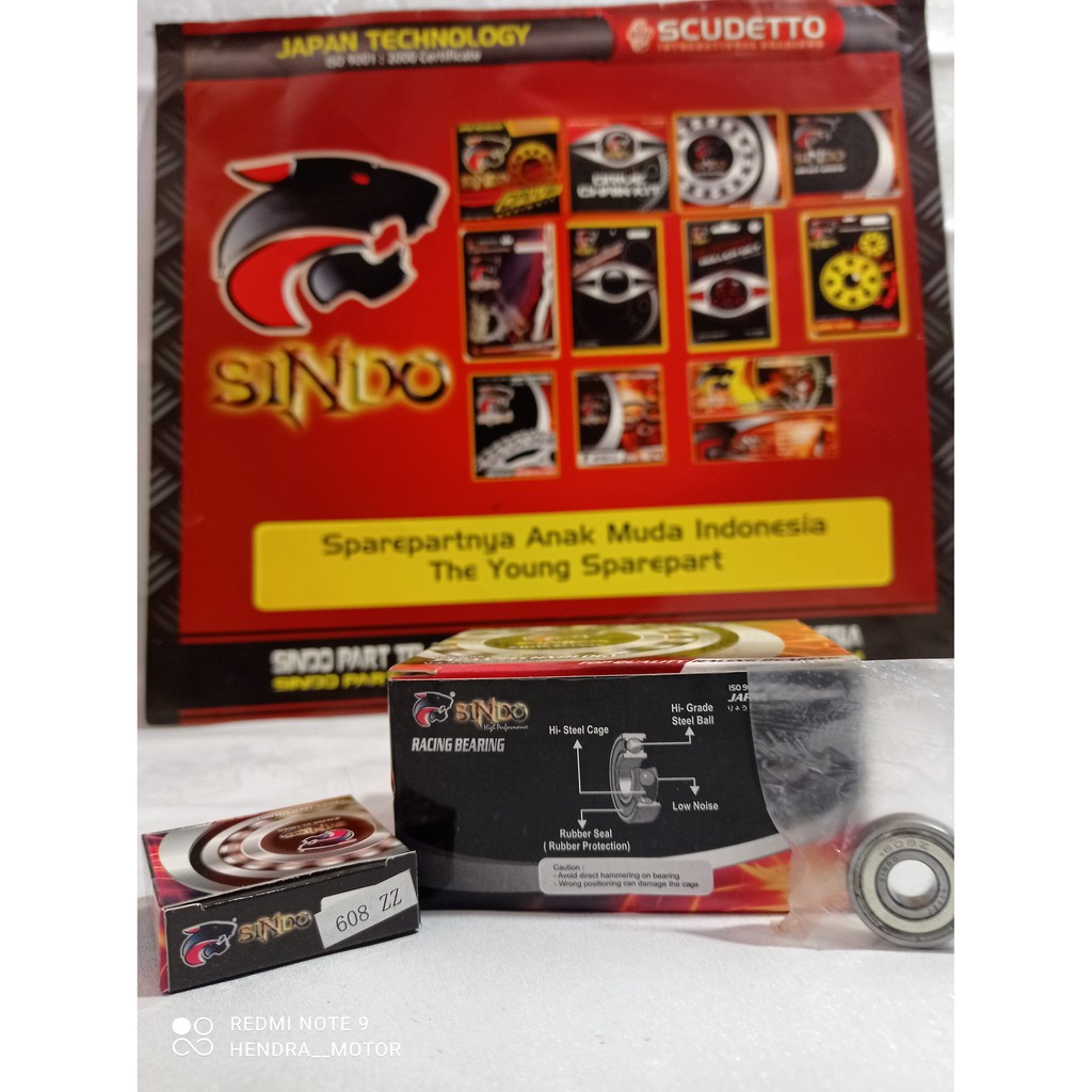 Jual 608 LAHER RACING 608 BEARING 608 LAKER BANTALAN BOLA RACING 608 ...