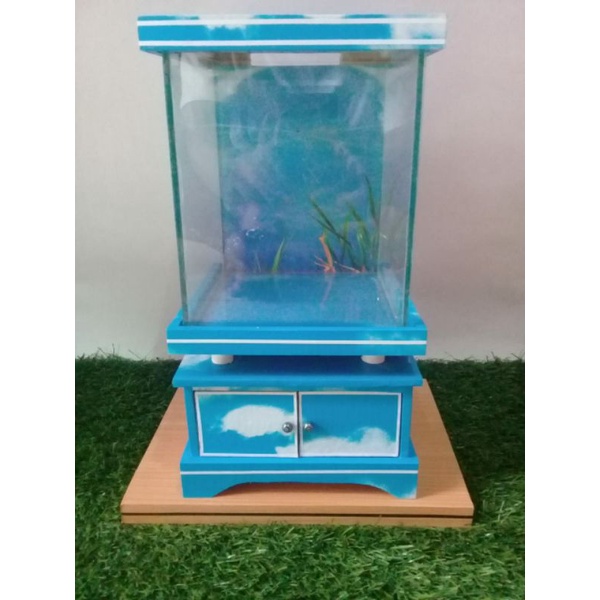 Jual Aquarium Ikan Full Set / Aquarium Cupang - guppy / akuarium hias ...