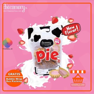 Jual Chocomory - Pie STRAWBERRY MILK (PACKING AMAN) - Pie Susu Cimory ...