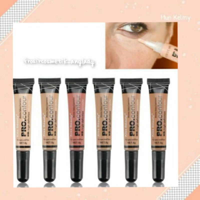 Jual PRO CONTOUR+HIGHLIGHTER+CONCEALER KISS BEAUTY/CONTUR KISS BEAUTY ...