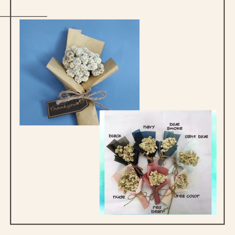 buket bunga dried flower | buket bunga mini | buket wisuda | buket lucu ...