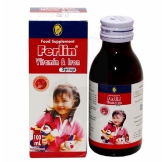Jual Ferlin Sirup 100 ml Suplemen Vitamin dan Zat besi Untuk Masa ...
