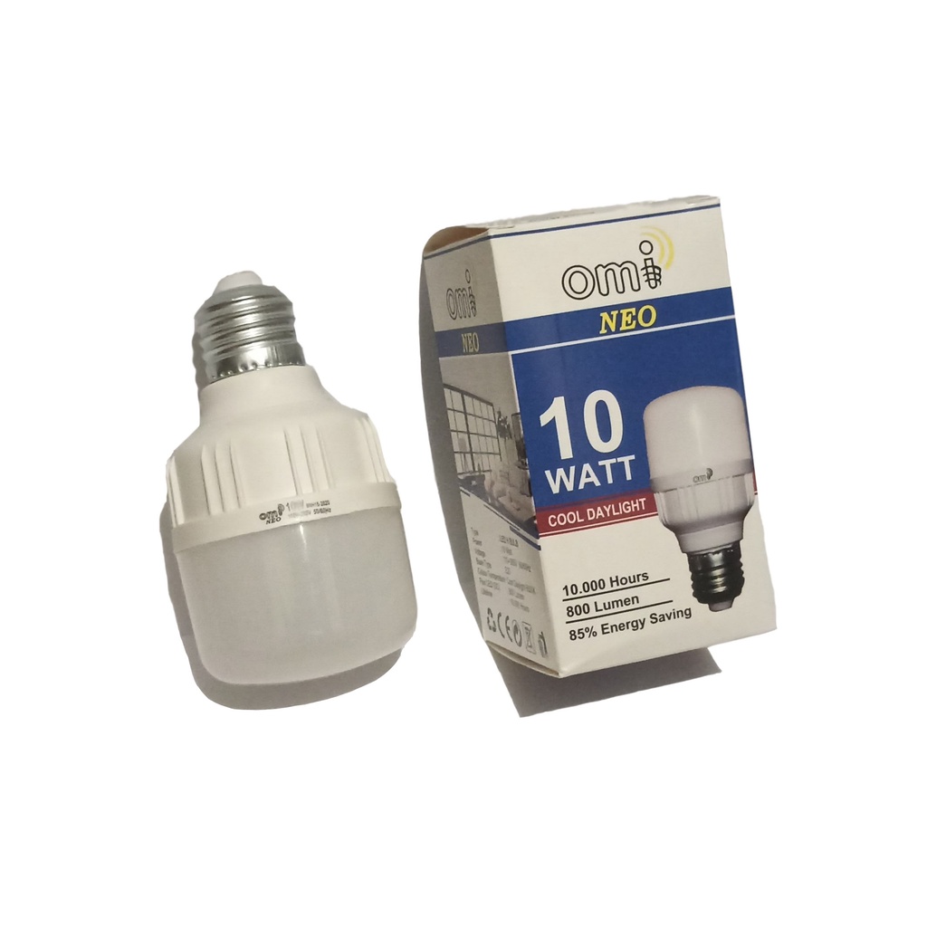 Jual Bohlam lampu LED OMI NEO 10 watt Putih cool daylight Indonesia ...
