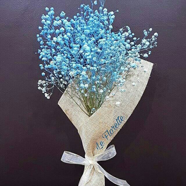 Jual Small Blue Baby's Breath Bouquet Bunga Kering | Shopee Indonesia