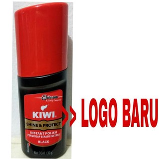 Jual Semir Sepatu Kiwi Cair - Shoe Care Liquid Polish - Black 30ml ...