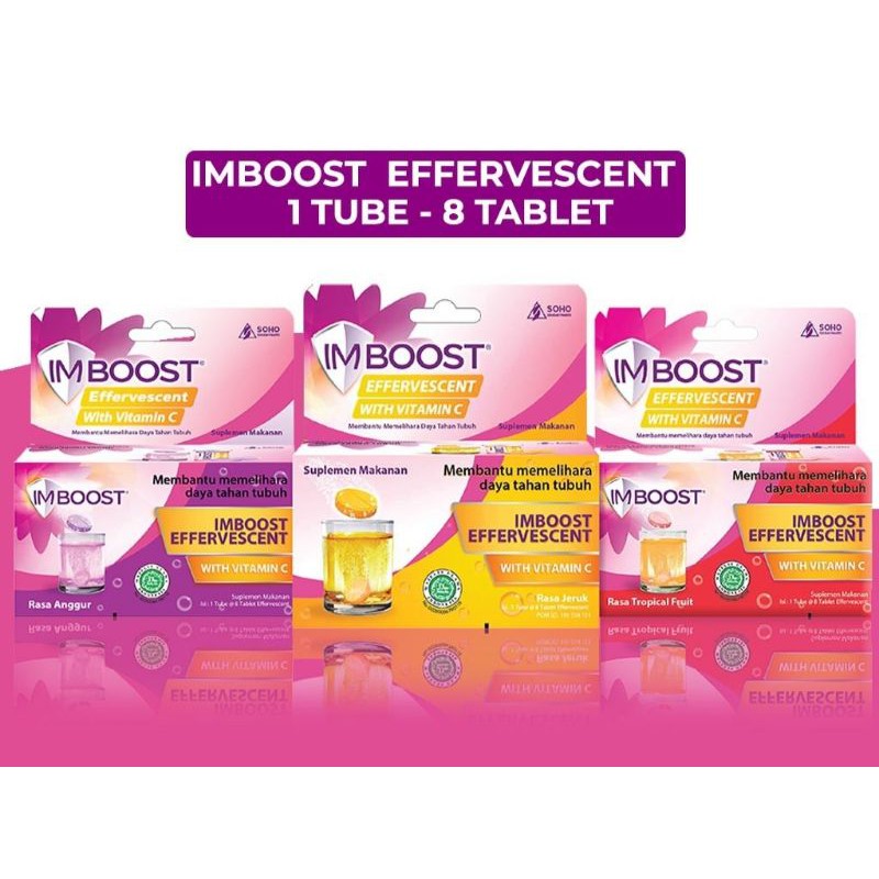 Jual Imboost Effervescent with Vitamin C | Shopee Indonesia