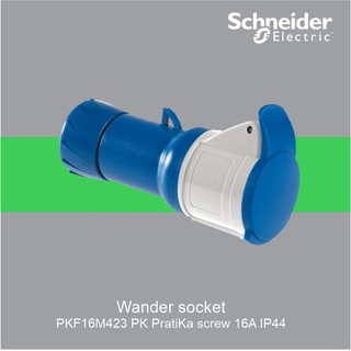 Jual Schneider Wander Socket Pratika Screw 16A IP44 PKF16M423 | Shopee ...