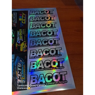Jual STIKER HOLOGRAM BACOT 12x3,5cm | Shopee Indonesia