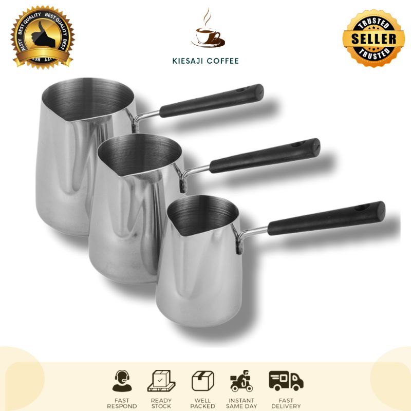 Jual Panci Kopi Ibrik Turki Turkish Coffee Maker Coffee Long Handle ...