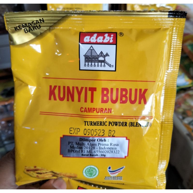 Jual Adabi Kunyit Bubuk Campuran / Turmeric Powder Blended / Kunyit ...