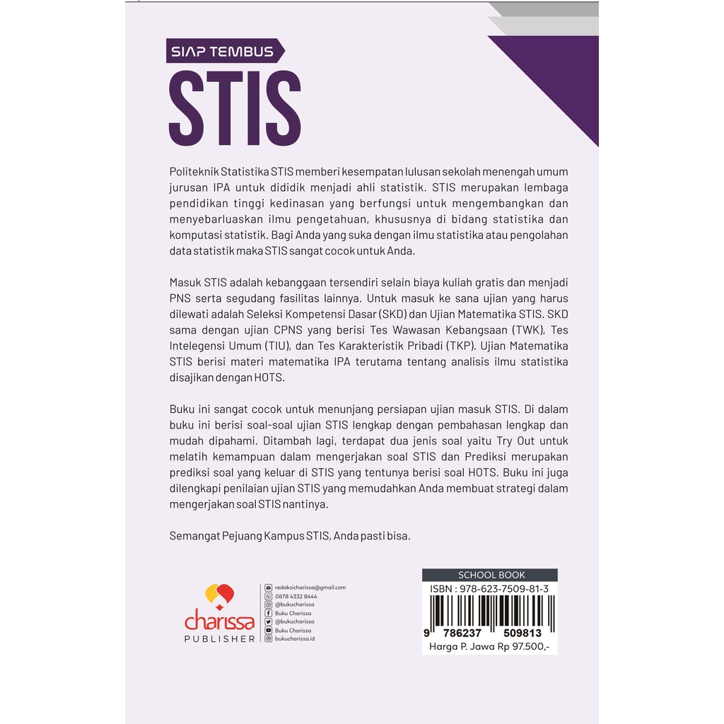 Download BUKU TES STIS / SIAP TEMBUS STIS SEKOLAH TINGGI ILMU ...