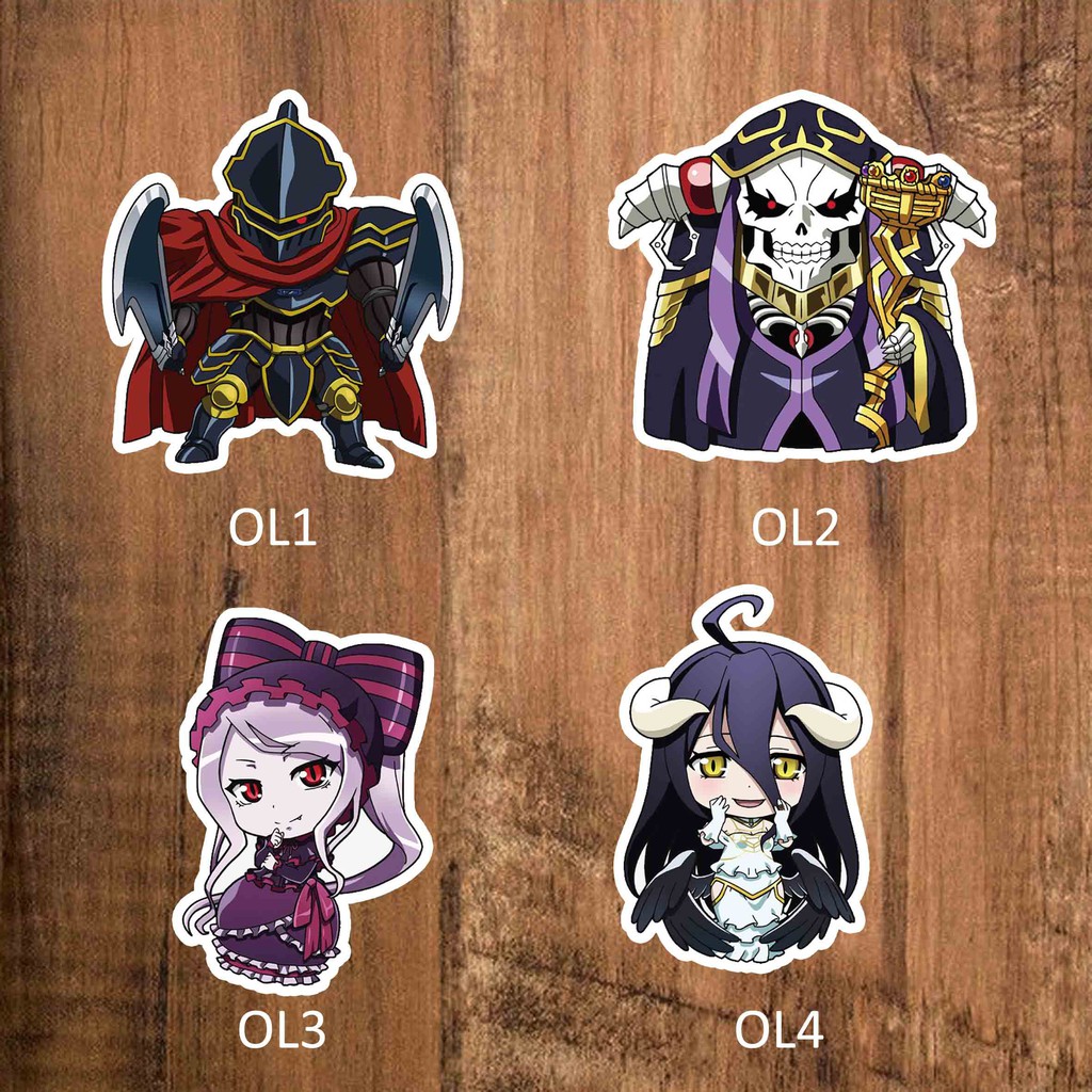 Jual stiker sticker anime lengkap overlord | Shopee Indonesia