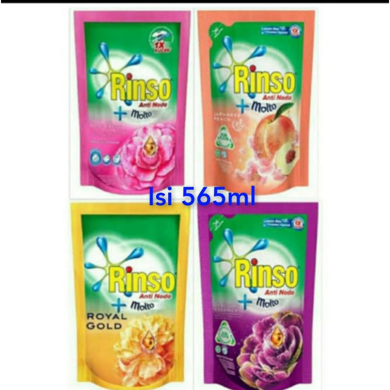 Jual RINSO CAIR ANTI NODA+ MOLTO UKURAN 750ML DAN 565 ML Indonesia ...