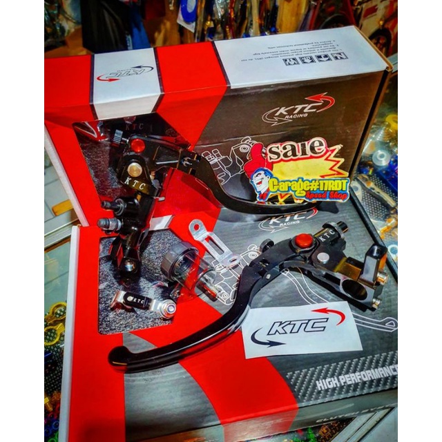 Jual Master Rem Kanan KTC Racing 1 Tabung + Handle Kiri Rem Kopling PNP Matic Bebek Sport ...