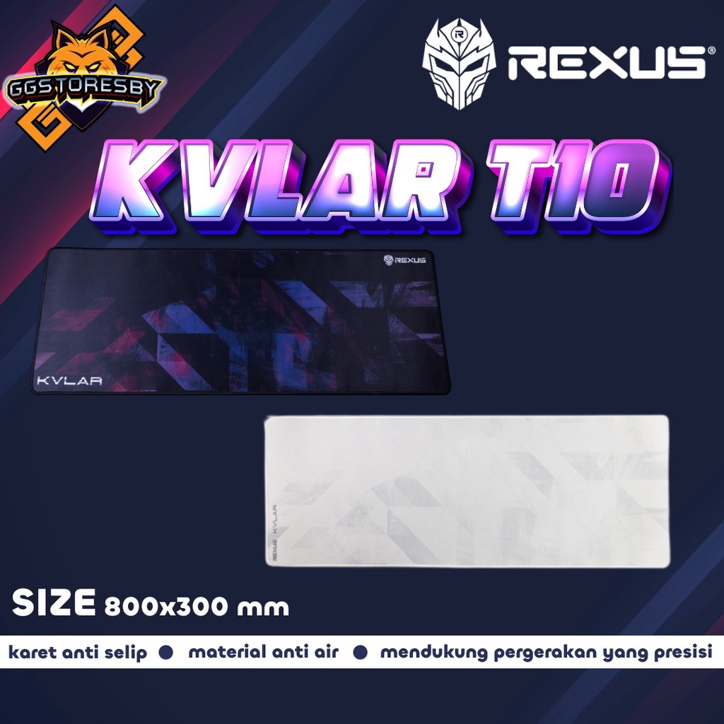 Jual REXUS KVLAR T10 SPEED EDITION Gaming Mousepad | Shopee Indonesia
