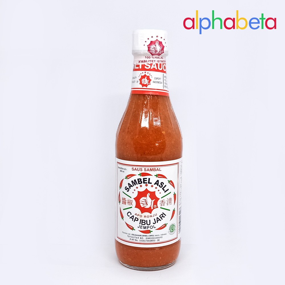 Jual SAMBAL ASLI CAP IBU JARI JEMPOL ORIGINAL 320gr - SAUS SAMBEL ...