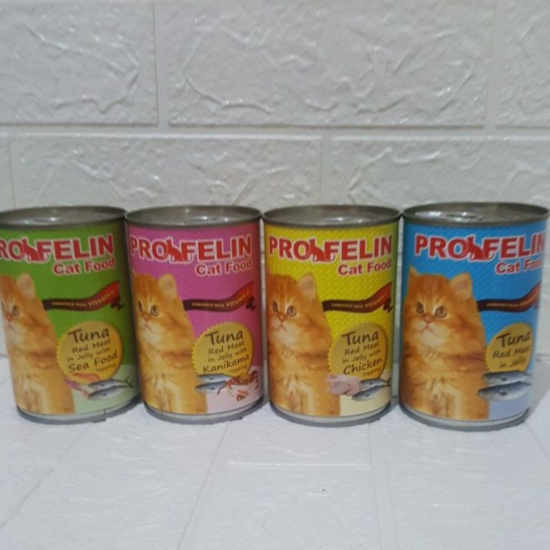 Jual PROFELIN CAT FOOD KALENG TuNA 400GR | Shopee Indonesia