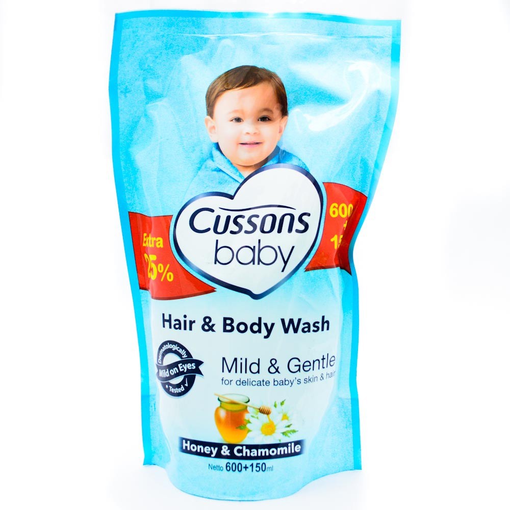 Jual Cussons Baby Head To Toe Hair & Body Wash Mild & Gentle 600 ml ...