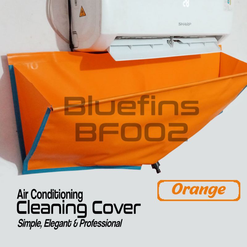 Plastik Cuci AC/ Cover Cuci AC (Orange) | Shopee Indonesia