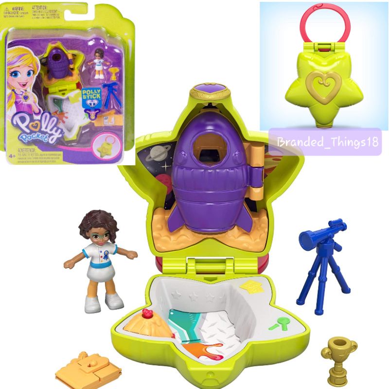 Jual Polly Pocket Astronaut Star Shape Mini World Original Poly Poli ...