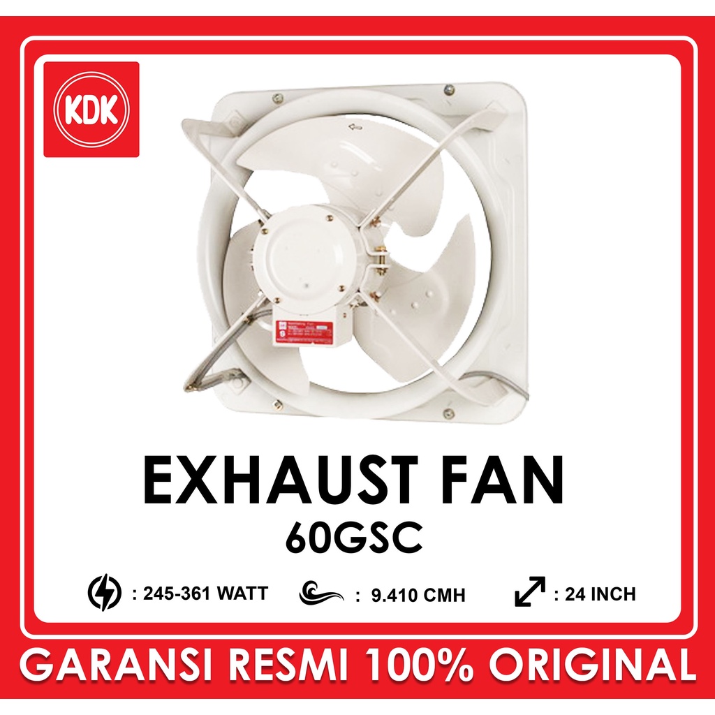 Jual KDK 60GSC – Industrial Exhaust Fan 60 cm Kipas Angin Hisap Pabrik ...