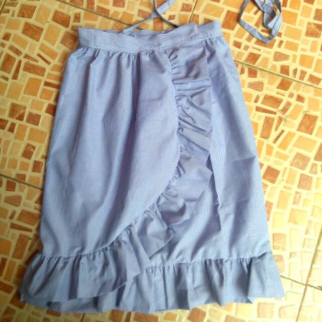 Jual Ruffle skirt rok lipat ruffle kekinian selebgram | Shopee Indonesia