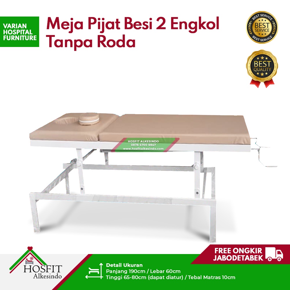 Jual Meja Pijat Besi 2 Engkol | Bed Massage Table | Ranjang Facial Spa ...