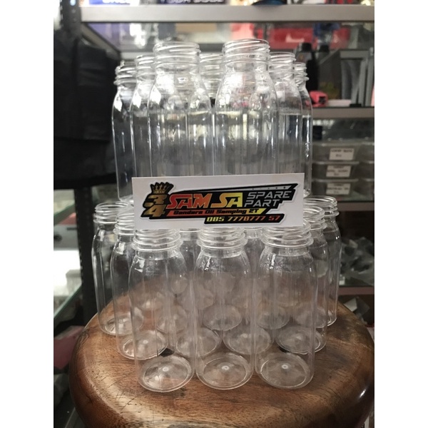 Jual Botol Repack 100ml plus Sticker kemasan oli Indonesia|Shopee Indonesia