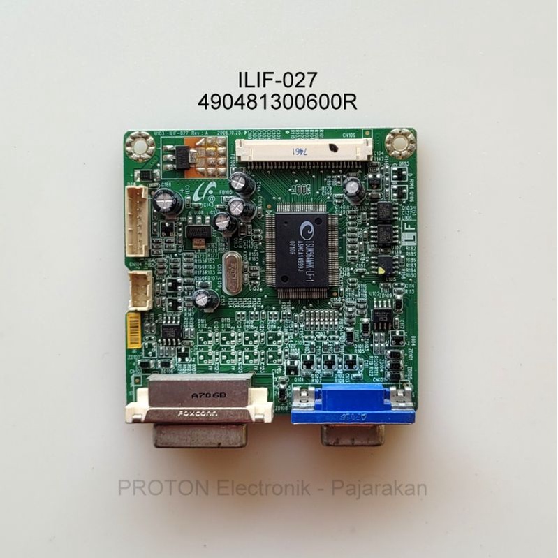 Jual Mainboard LCD Monitor HP L1908W W1907 W1907V Matherboard ILIF-027 ...