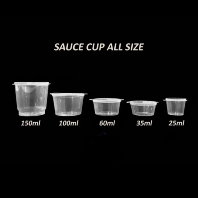 Jual cup saos besar atau cup merpati klir/ gelas rujak jelly puding ice ...