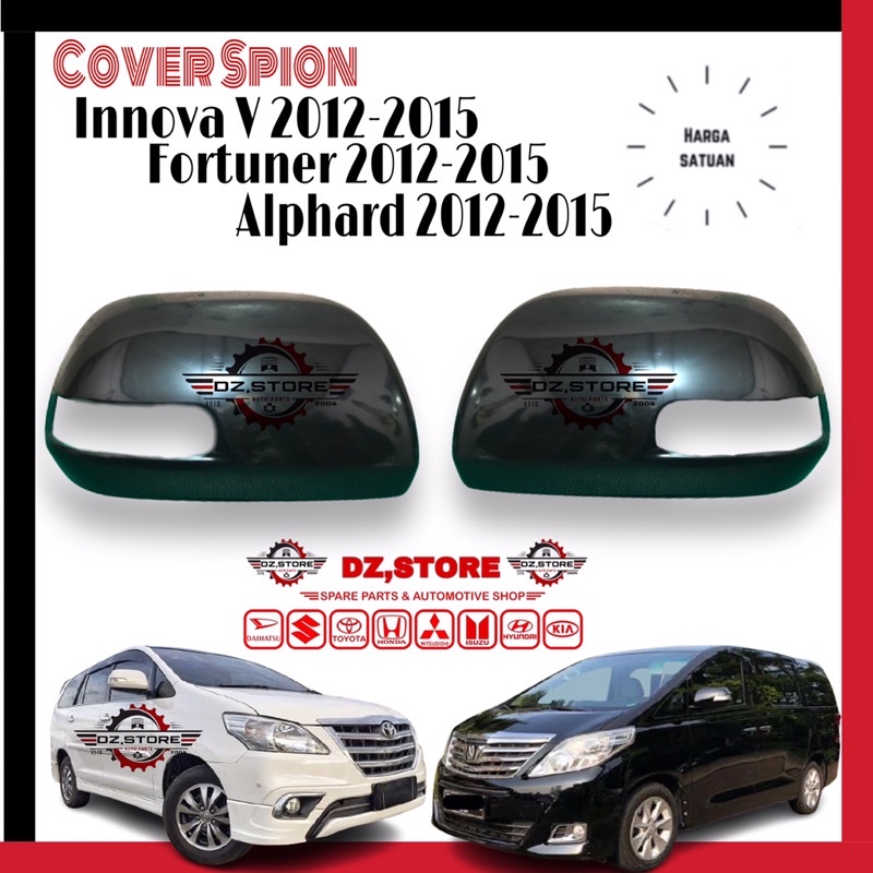 Jual Cover Spion Innova V Fortuner Alphard 2012 - 2015 Original Tutup ...