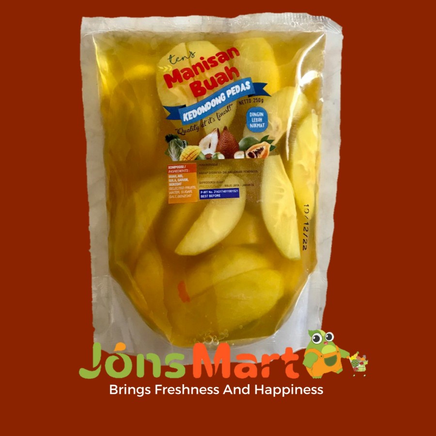 Jual Manisan Basah Buah Kedondong Manis / Pedas 250g (Standing Pouch ...