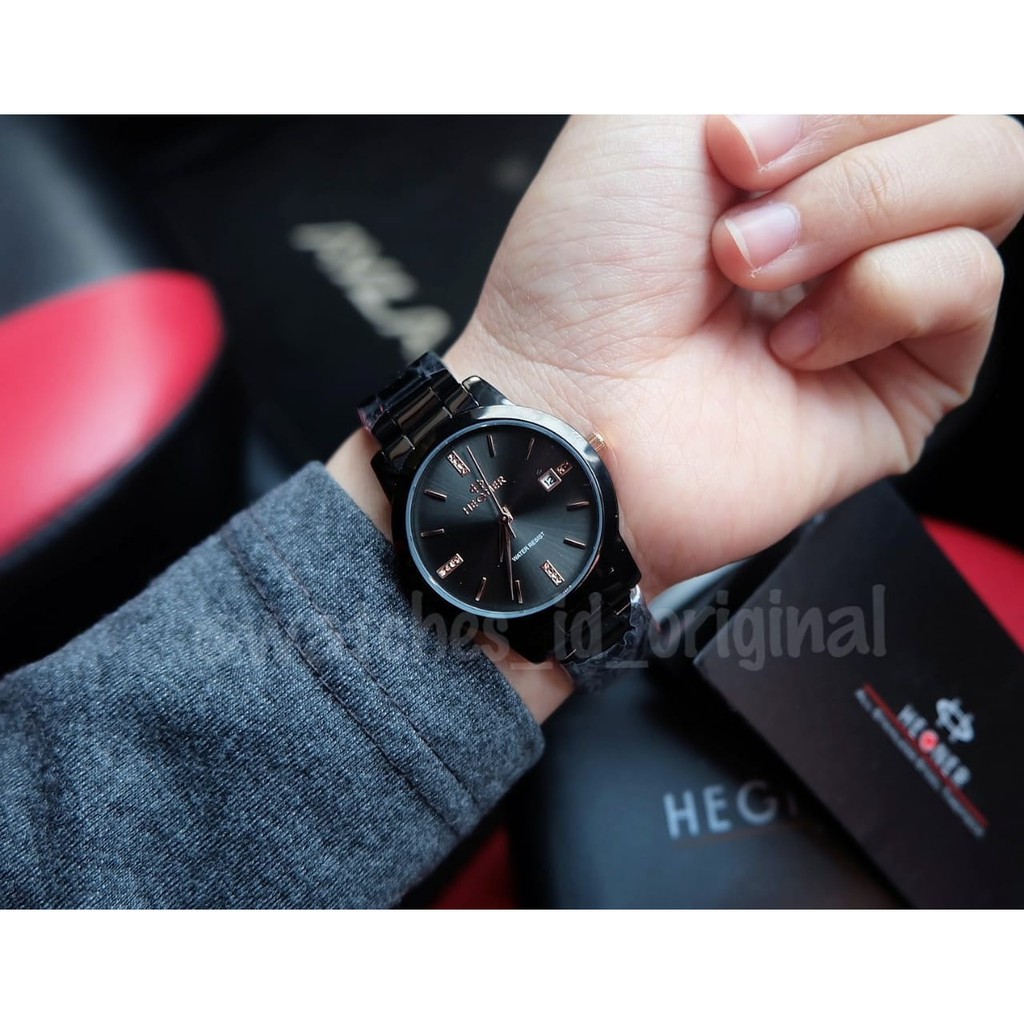 Jual Jam Tangan Hegner Original (Black) | Shopee Indonesia