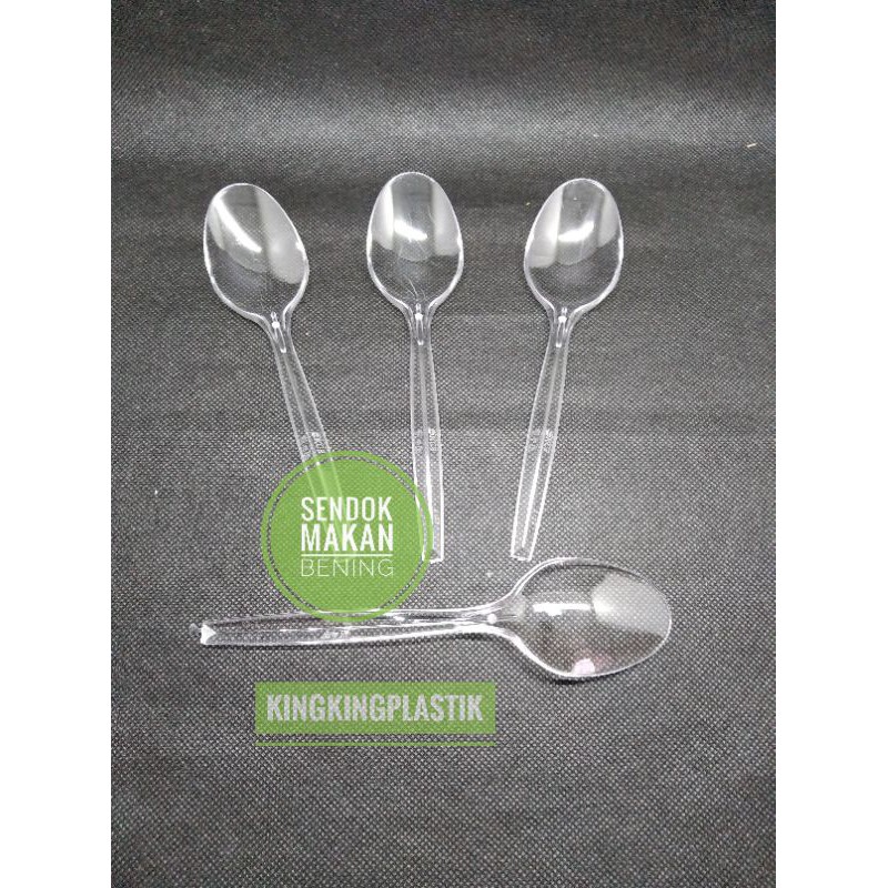 Jual Sendok Makan Bening/Sendok Makan Bening Transparan/Sendok Bening ...