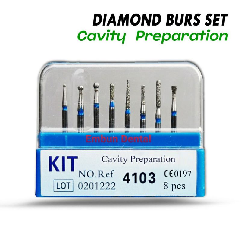 Jual Diamond Bur Kit untuk preparasi kavitas gigi | Shopee Indonesia