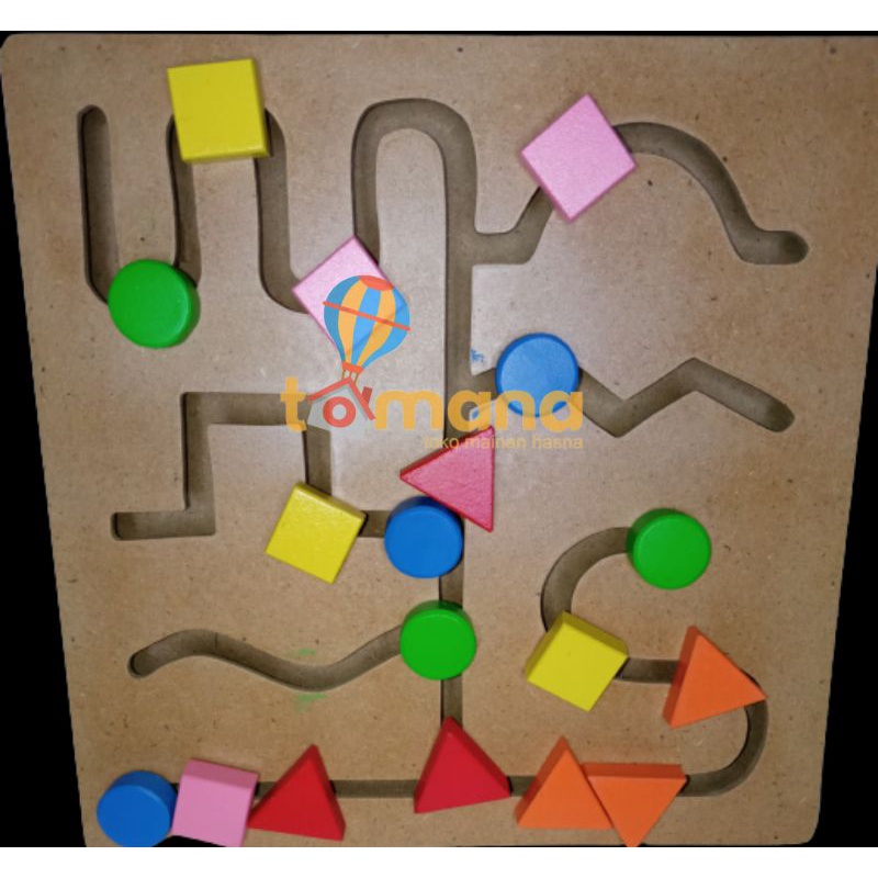 Jual maze sederhana maze prewritting skill/Mainan stimulasi menulis ...