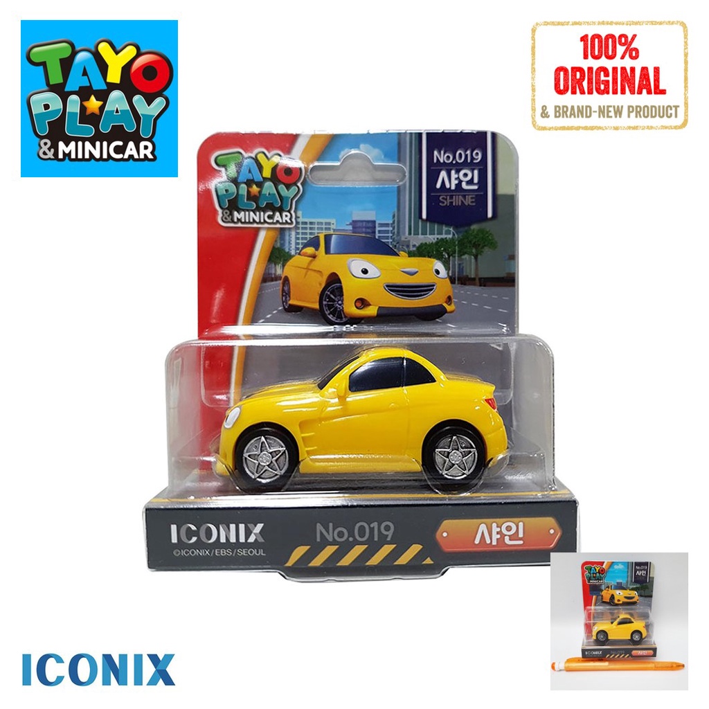Jual Iconix Tayo The Little Bus Play Minicar Shine Car Korean Toys ...