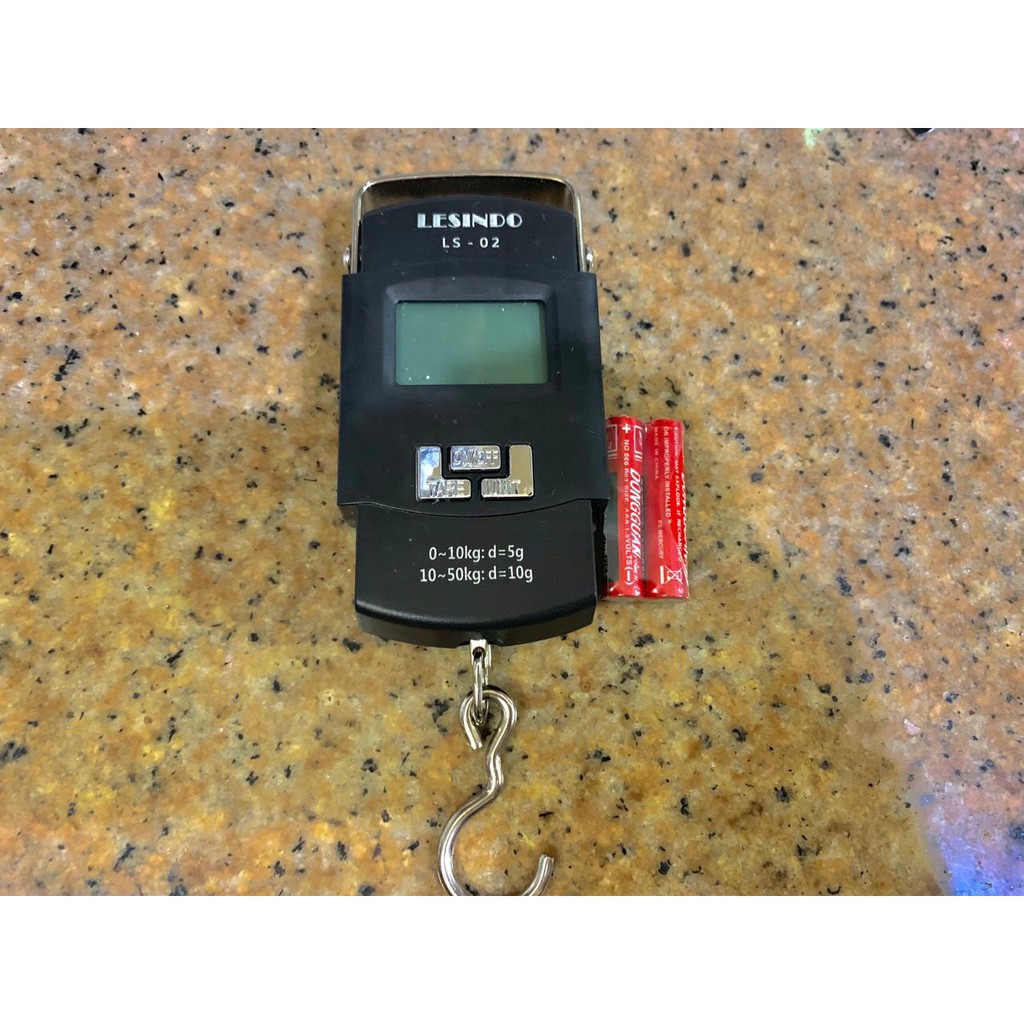 Jual Timbangan pocket digital gantung 50kg lesindo | Shopee Indonesia