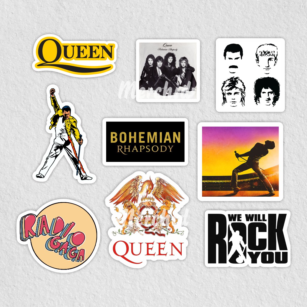 Jual Stiker band Queen / Sticker Pack Indonesia|Shopee Indonesia